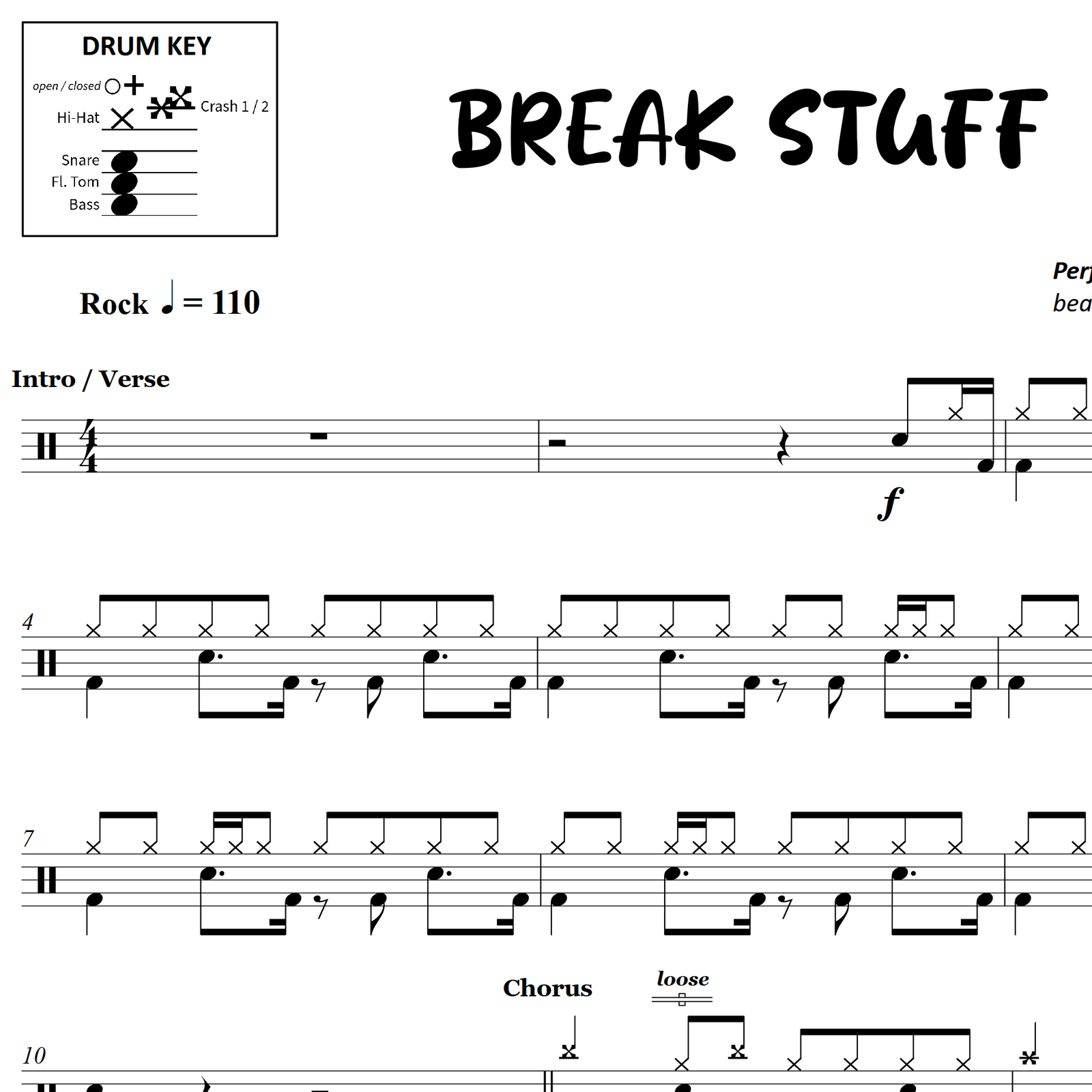 Drum Sheet Music & Student/Teacher Resources